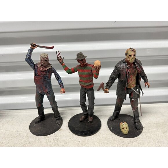 Toys | Lot Of 3 Freddy Hellraiser Texas Horror Scale Action Figure ...